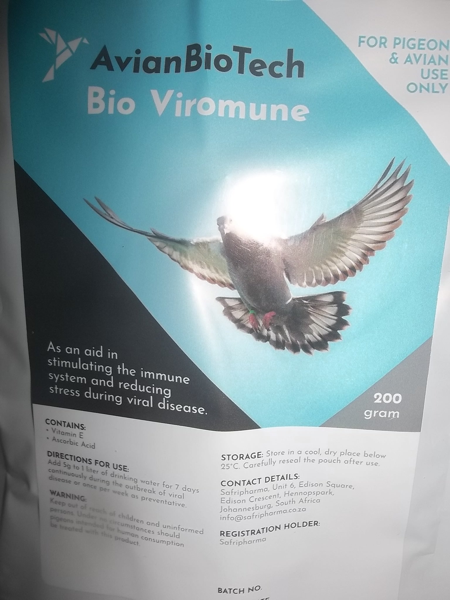 AvianBioTech Bio Viromune 200 grams – Pigeon Supplies Plus